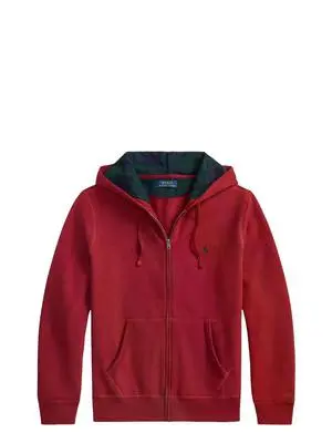 Polo Ralph Lauren Fleece Zip-up Hoodie - Red