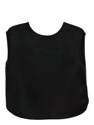 FORTE_FORTE Sleeveless Blouse - Black