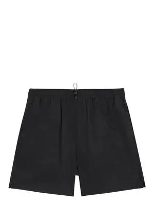 CONDITION WEAR Drawstring Split Shorts - Black