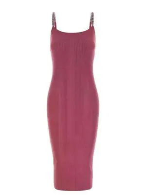 Michael Kors Chain-strap Midi Dress - Pink