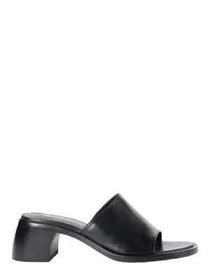 ANN DEMEULEMEESTER Nappa Plonge Leather Pumps - Black