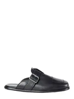 ANN DEMEULEMEESTER Buckle Leather Sandals - Black