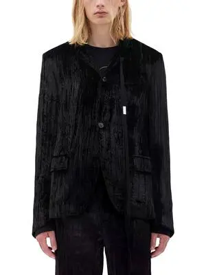 ANN DEMEULEMEESTER Lucius Velvet Jacket - Black