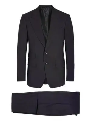 TOM FORD Flap-pocket Suit - Blue