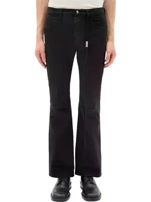 ANN DEMEULEMEESTER Jonas Bootcut Five-pocket Jeans - Black