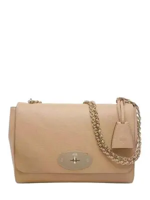 Mulberry Medium Leather Lily Shoulder Bag With Chain Strap - Neutrals
