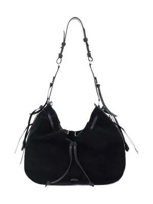 Isabel Marant Bolton Hobo Drawstring Shoulder Bag - Black