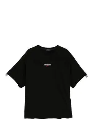 We11Done Logo-tape T-shirt - Black