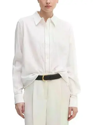 MOS MOSH Buttoned Embroidered Shirt - White