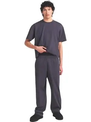 SKIMS Heavyweight Cotton Relaxed Pant - Raven