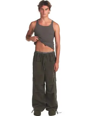 SKIMS Mid-rise Cargo Pants - Jungle