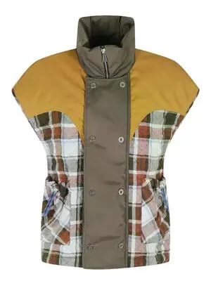MARBELL Turtleneck Gilet Green