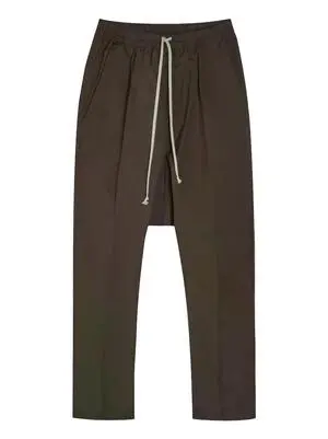 Rick Owens Drawstring Pleated Trousers - Brown
