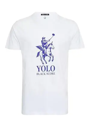 BLACK SCORE Graphic-print T-shirt - White