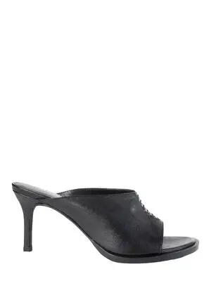 ANN DEMEULEMEESTER Leather Semi-glossy Pumps - Black