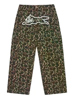 ICECREAM Printed Wide-leg Trousers - Neutrals