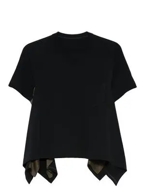 Sacai Panelled T-shirt - Blue
