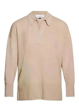 YVES SALOMON Knit Top Neutrals