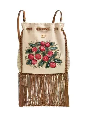 Valentino Garavani Nellcôte Alice Bucket Bag - Neutrals