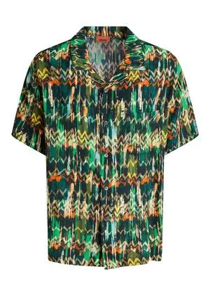 Missoni Printed Woven Shirt - Dark Green