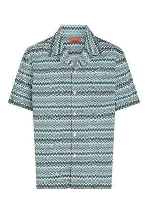 Missoni Printed Cottonpoplin Shirt - Green
