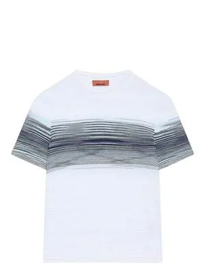 Missoni Spacedyed Cottonjersey Tshirt - White