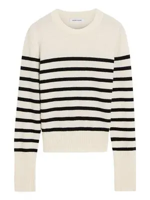 VERONICA BEARD Caleb Striped Cashmere Sweater