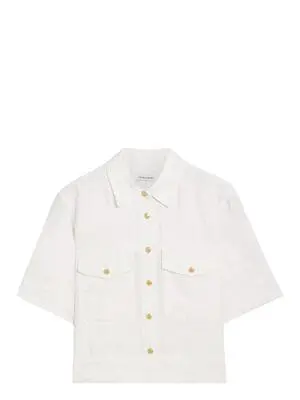 VERONICA BEARD Spruce Linen Shirt