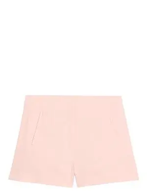 Veronica Beard Jazmin Linen-blend Twill Shorts - Baby Pink