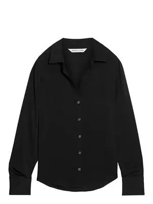 Veronica Beard Amelia Silk-blend Shirt - Black
