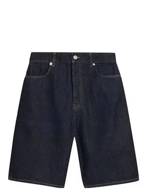 Loulou De Saison Isu Denim Shorts Dark Denim
