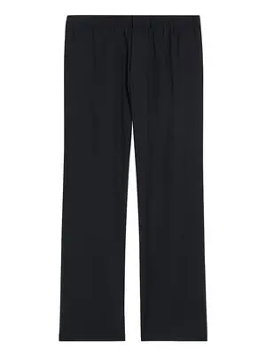 Sandro Wool-blend Trousers - Navy