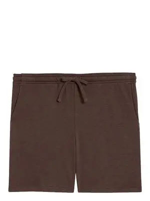 Onia Cotton-terry Drawstring Shorts - Chocolate