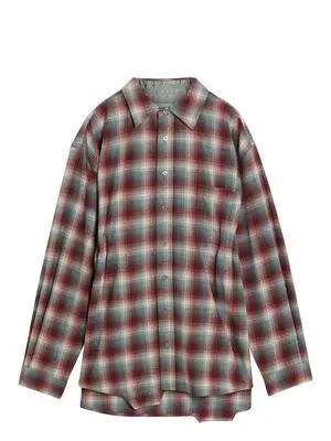 MAISON MARGIELA Pendleton Checked Woolflannel Shirt - Plum