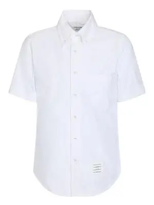 Thom Browne Cotton Oxford Shirt - White