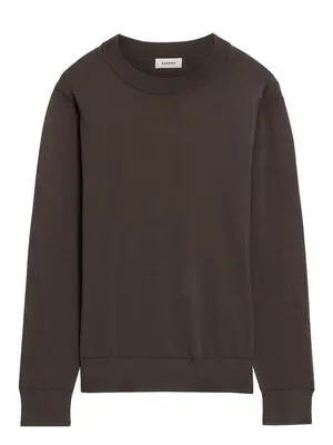 Sandro Knitted Sweater - Dark Brown