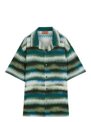 Missoni Printed Twill Shirt - Dark Green
