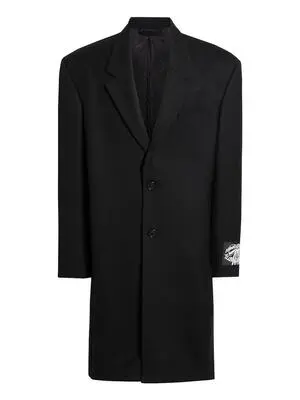 Acne Studios Wool-gabardine Coat - Black