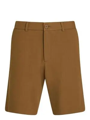 Sandro Cotton-twill Shorts - Light Brown