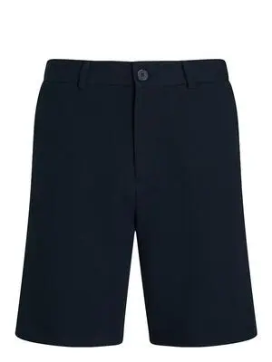 Sandro Cotton-twill Shorts - Midnight Blue