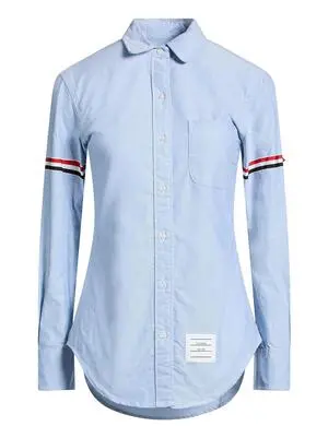 Thom Browne Cotton-piqué Shirt - Light Blue
