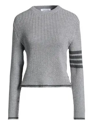 Thom Browne Cable-knit Wool Sweater - Gray
