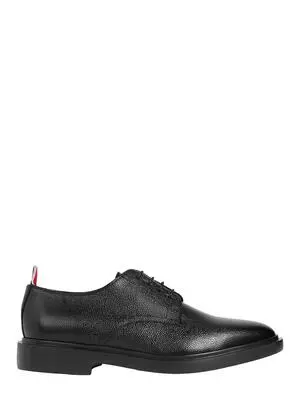 Thom Browne Pebbled Leather Derby Shoes - Black