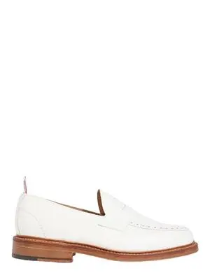 Thom Browne Leather Penny Loafers - White