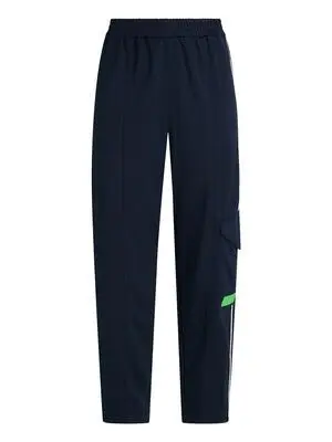 GANNI Appliquéd Jersey Track Pants - Navy