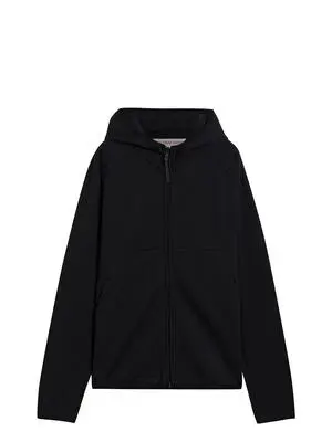 Orlebar Brown Treynon Knitted Zip-up Hoodie - Black
