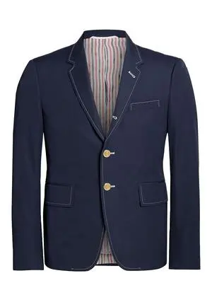 Thom Browne Canvas Blazer - Navy