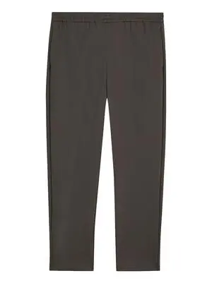 Theory Cropped Scuba Tapered Pants - Charcoal