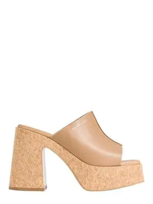 Stella McCartney Skyla Platform Mules - Light Brown