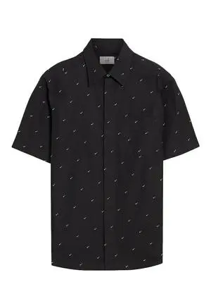 Dunhill Printed Cottonpoplin Shirt - Black